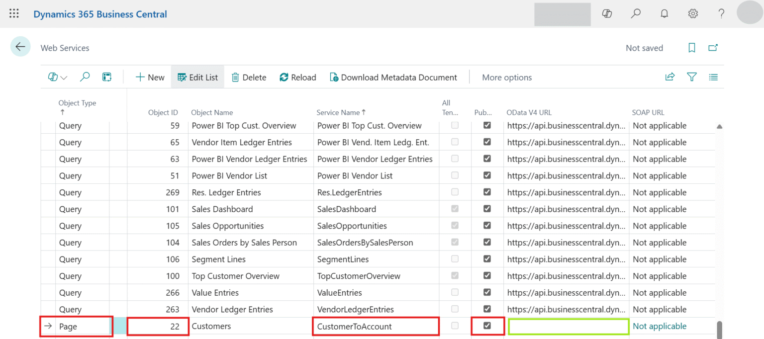How to Import Business Central Table Data into Power Apps Using Dataflows